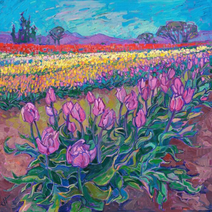 Erin Hanson: vibrant nature landscape paintings
