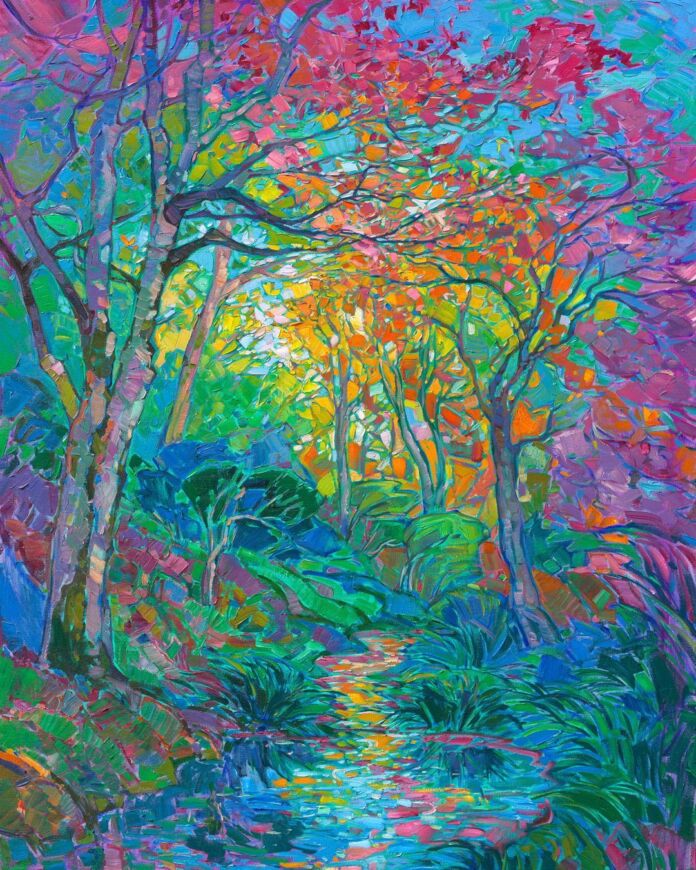 Erin Hanson: vibrant nature landscape paintings