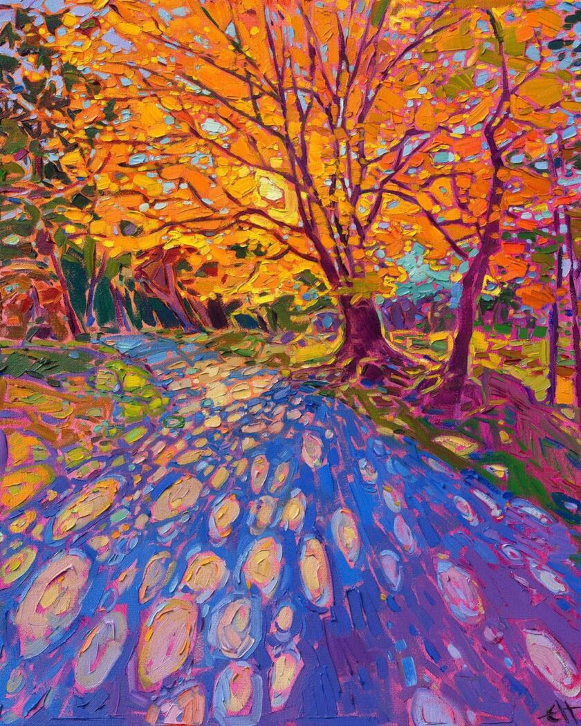 Explosions of colors: vibrant nature landscape paintings by Erin Hanson ...