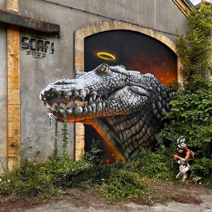 Scaf: incredible 3D street mural transformative art