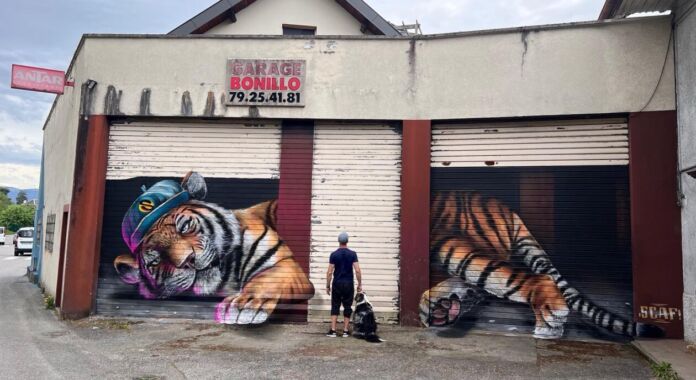 Scaf: incredible 3D street mural transformative art