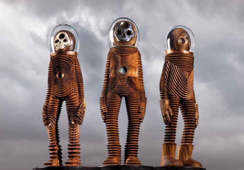 A fusion of nature and imagination: the intriguing wood sculptures of unearthly creatures by ...