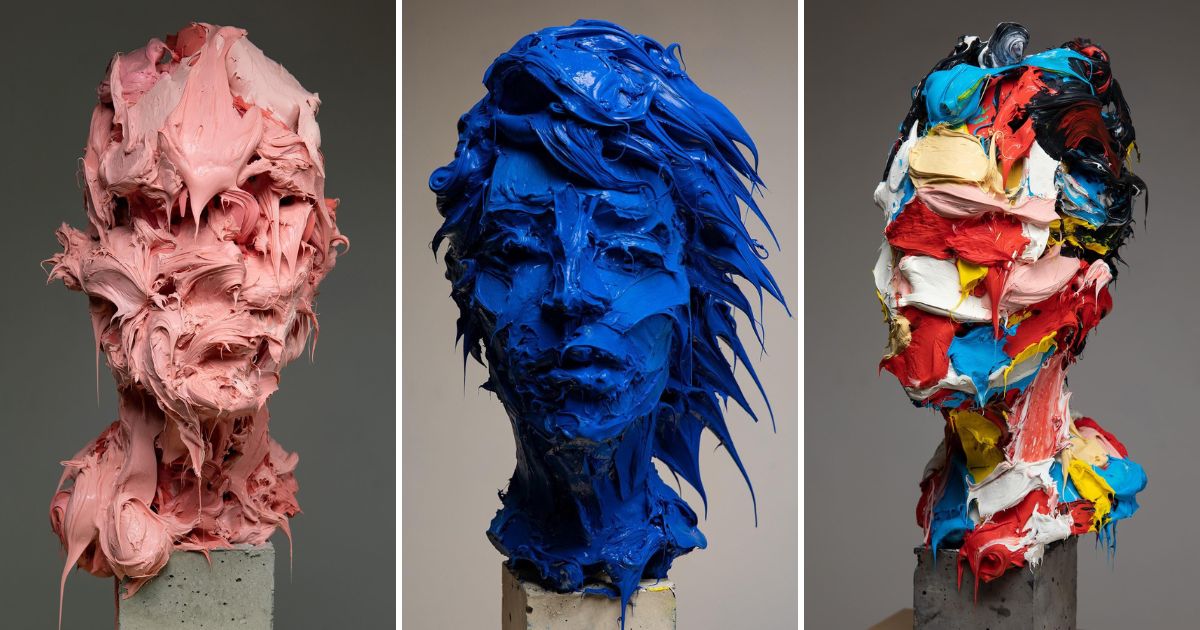 Abstract expressions: Salman Khoshroo creates innovative bust ...