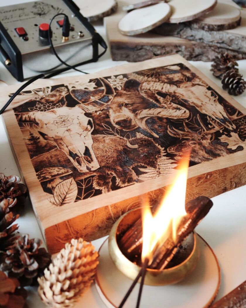 Court O'Reilly: breathtaking nature pyrography fire art