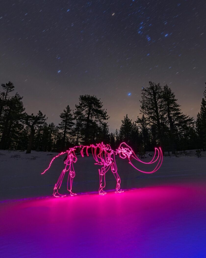 Dariustwin: hypnotizing light painting photography