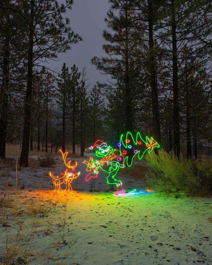 Dariustwin: hypnotizing light painting photography