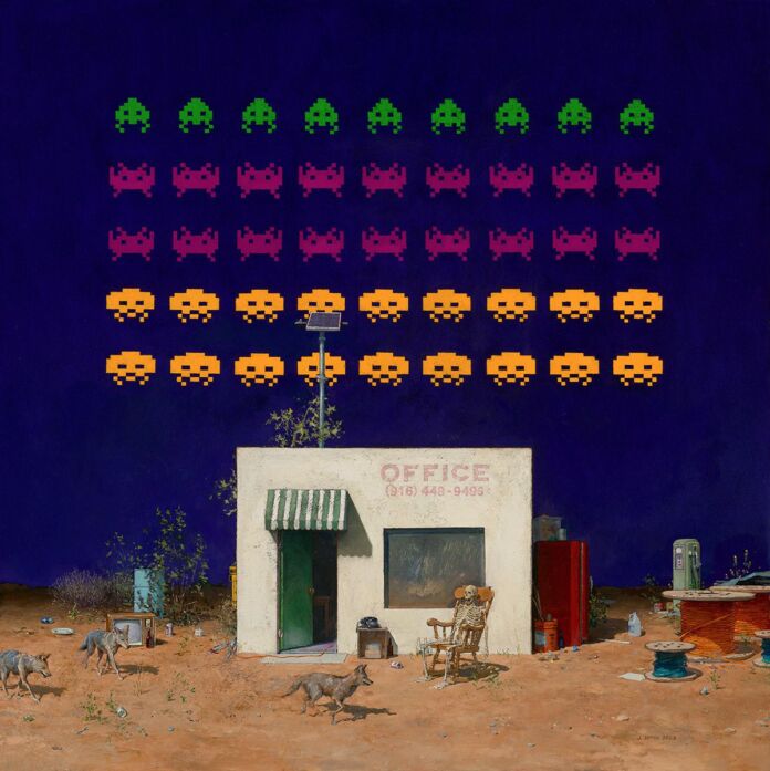 John Brosio: otherworldly surrealist urban paintings