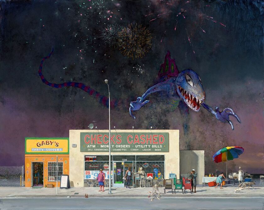 John Brosio: otherworldly surrealist urban paintings