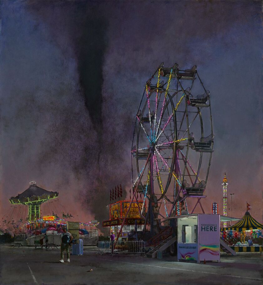 John Brosio: otherworldly surrealist urban paintings