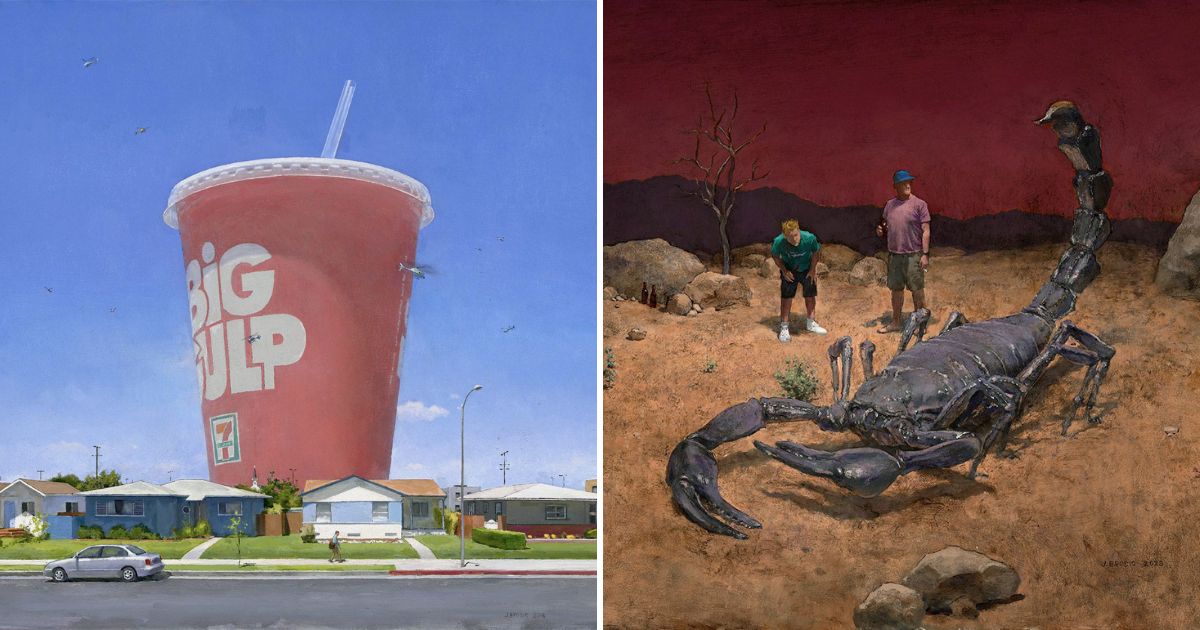Surreal suburbs: the otherworldly urban scenario paintings of John Brosio — Visualflood Magazine