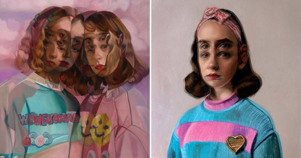 Alex Garant overlaps repeated female figures to create unique and ...