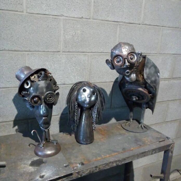 Amazing figurative scrap metal sculptures by Hasan Keshavarz ...