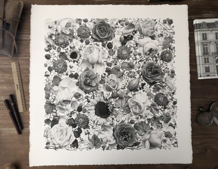 Amazingly detailed stipple illustrations made of tens of millions of ...