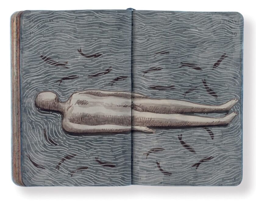 Pep Carrio: thousands of daily diary drawings series