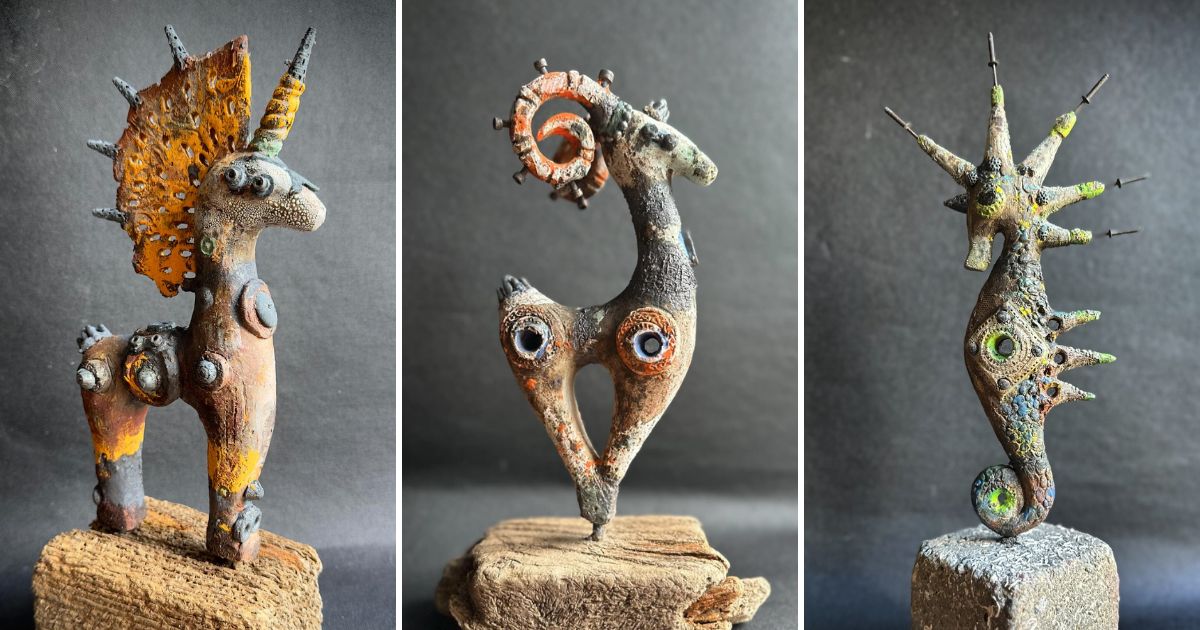 Fascinating animal ceramic sculptures that look like ancient artifacts ...