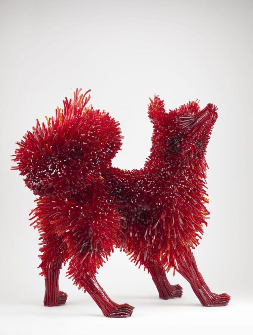 Shattered glass animal sculptures by Polish artist Marta Klonowska ...