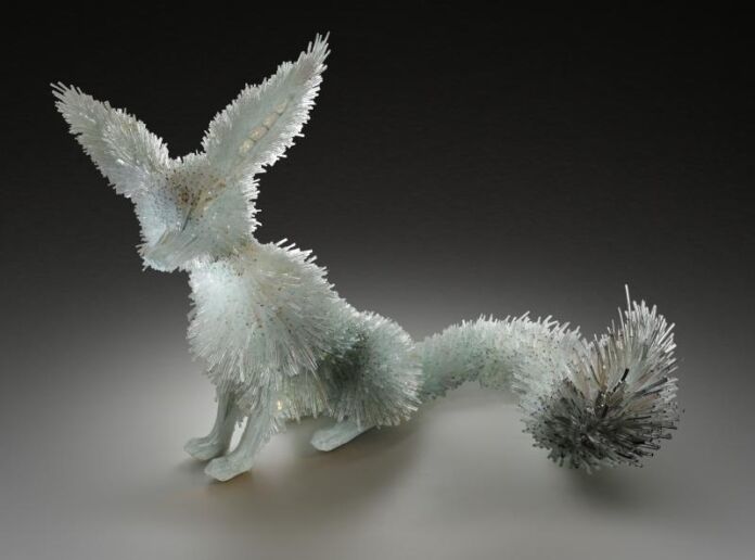Shattered glass animal sculptures by Polish artist Marta Klonowska ...