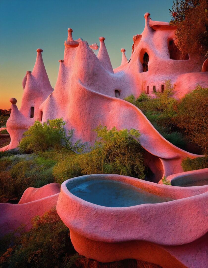 The cave-like AI-generated architectural concepts of Ariadna Giménez ...