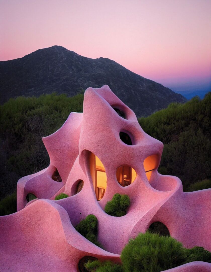 The cave-like AI-generated architectural concepts of Ariadna Giménez ...