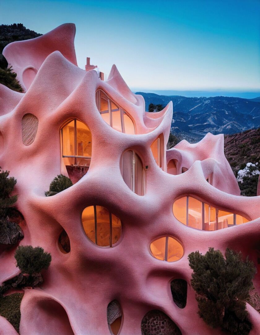 The cave-like AI-generated architectural concepts of Ariadna Giménez ...