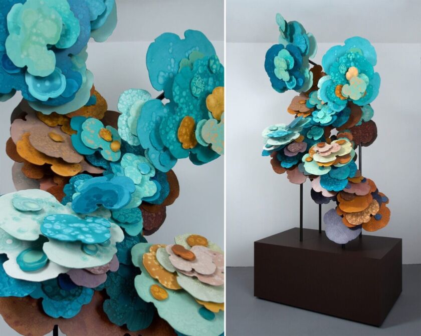 Joris Kuipers: cloud-like suspended ceiling garden art