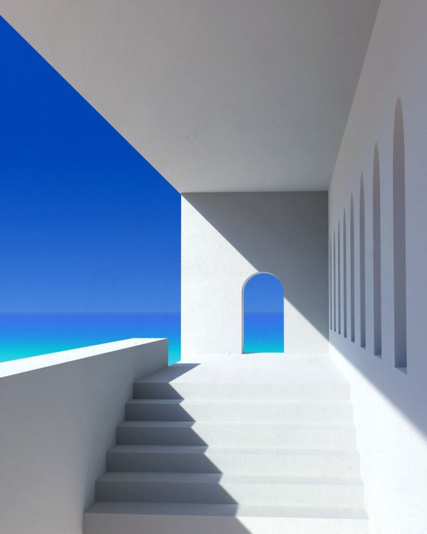 Friedrich Siever: minimalist architectural CGI illustrations
