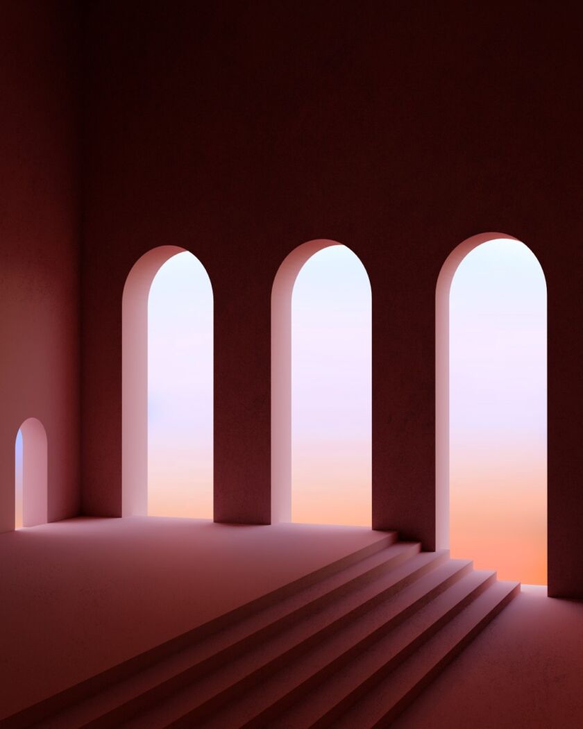Friedrich Siever: minimalist architectural CGI illustrations