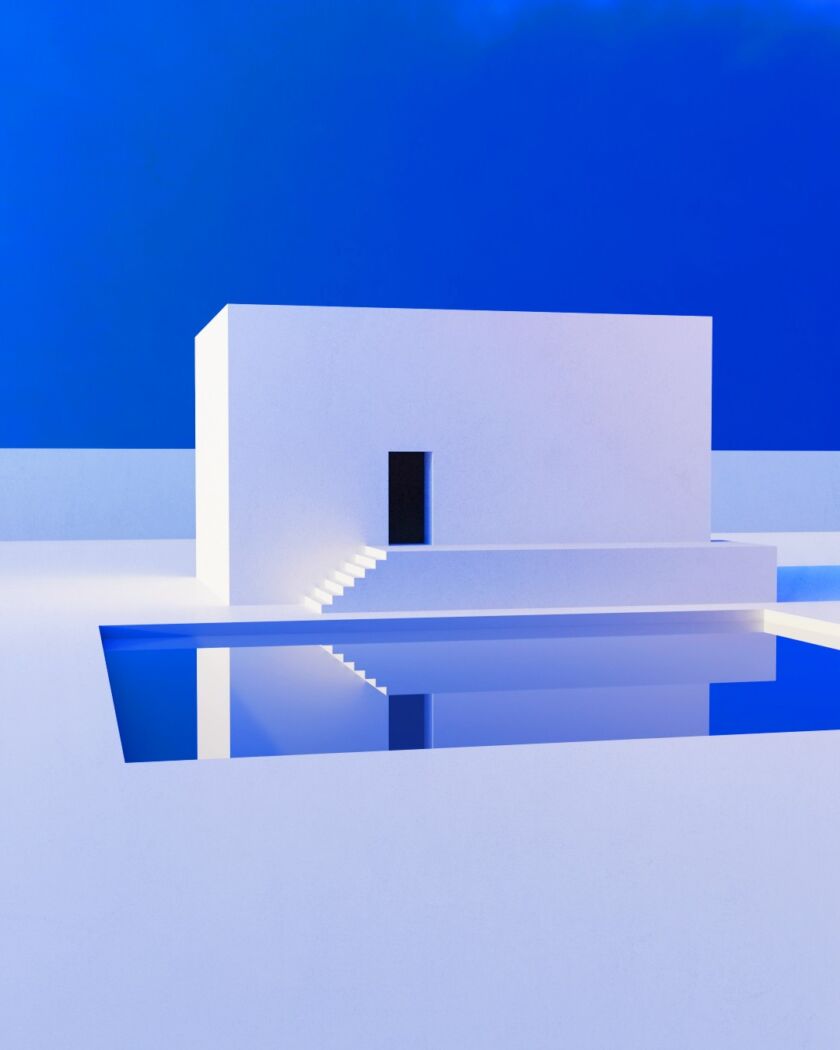 Friedrich Siever: minimalist architectural CGI illustrations