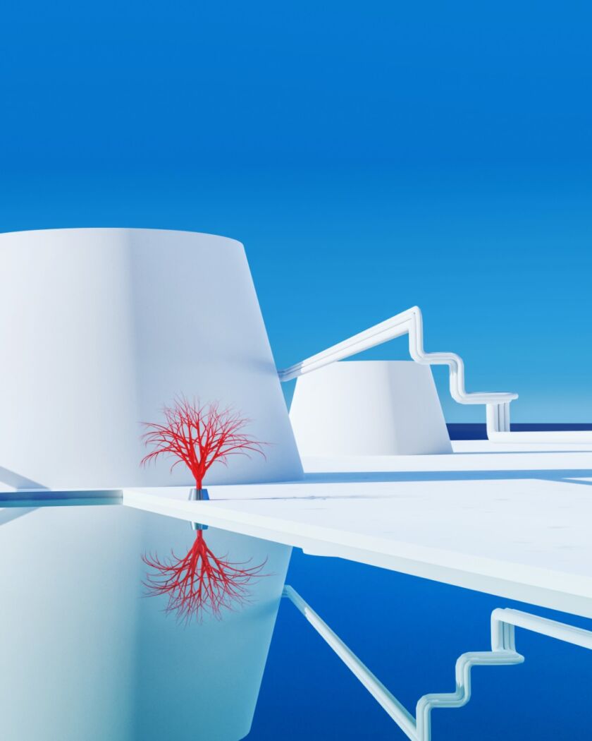 Friedrich Siever: minimalist architectural CGI illustrations