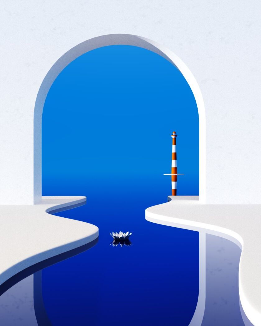 Friedrich Siever: minimalist architectural CGI illustrations