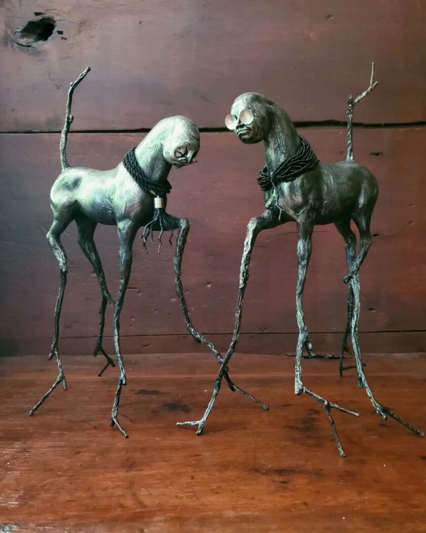 Kirk Roda: uncanny otherworldly creature sculptures