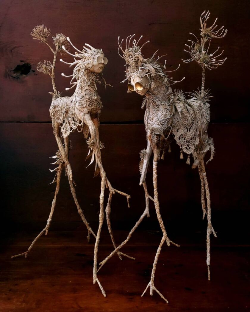 Kirk Roda: uncanny otherworldly creature sculptures