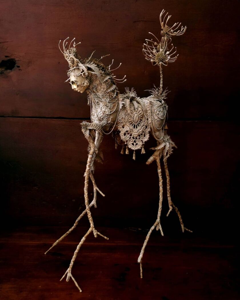 Kirk Roda: uncanny otherworldly creature sculptures