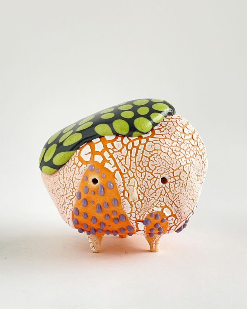 Monsieur Cailloux: peculiar blobby ceramic creatures