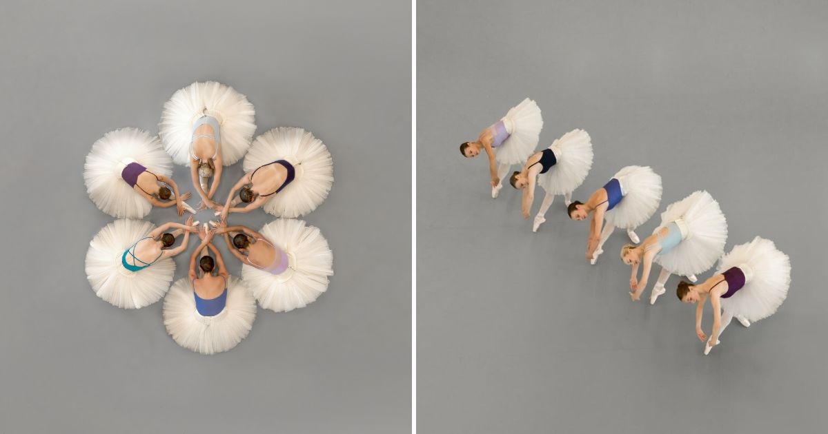 Brad Walls: aerial ballet dancer photography series