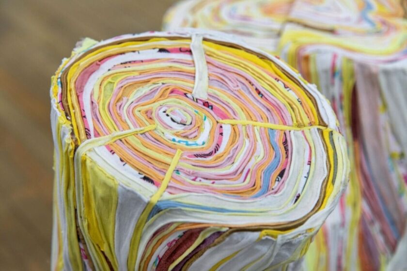 Tamara Kostianovsky: textile sculptures from discarded fabric