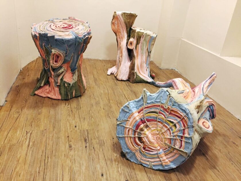 Tamara Kostianovsky: textile sculptures from discarded fabric