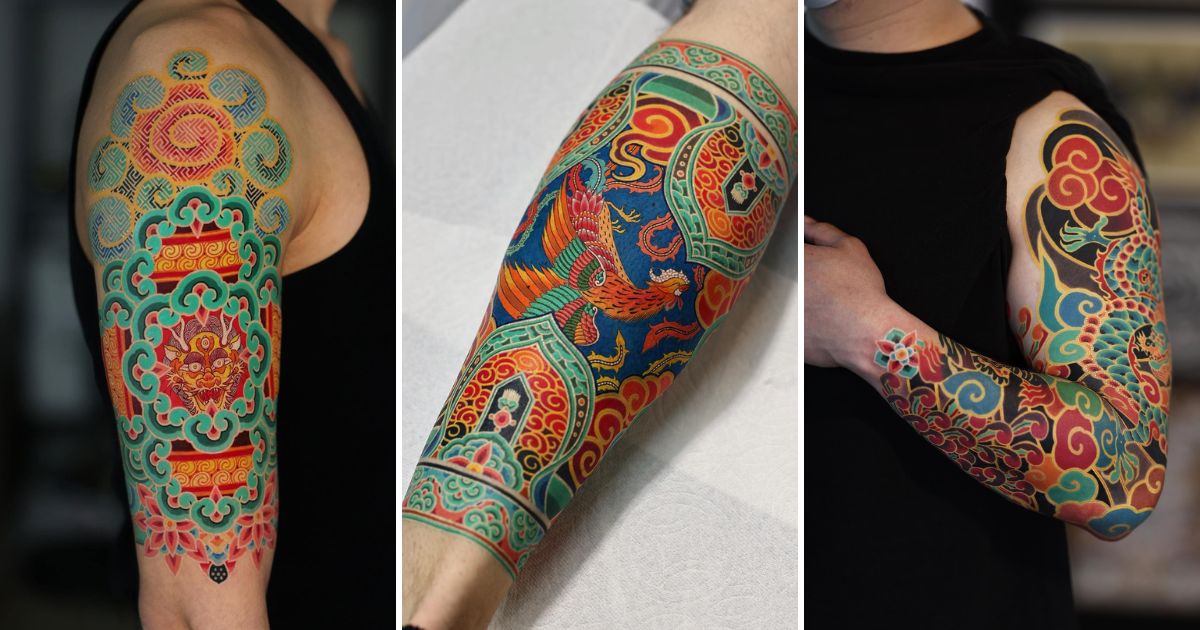 PittaKKM's incredible body art blends traditional Korean motifs with a ...