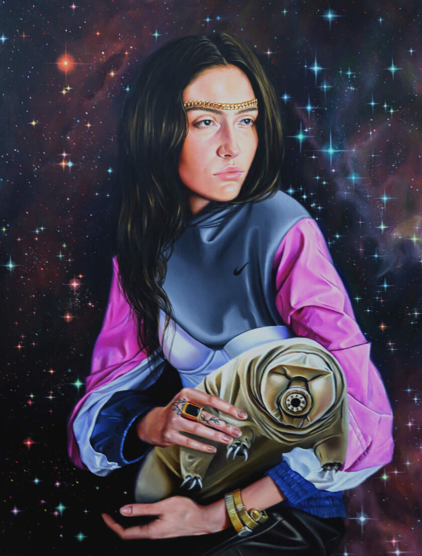 Roxanne Sauriol: vivid portrait paintings of female figures