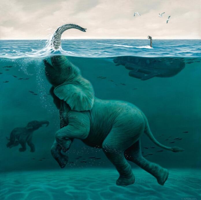 A glimpse into impossible worlds: the surreal wildlife of Andrew ...