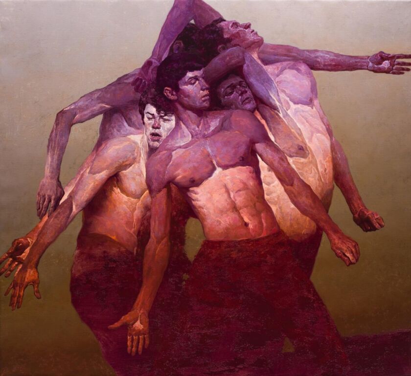 A world in motion: the expressive figures of Ukrainian artist Denis Sarazhin — Visualflood Magazine