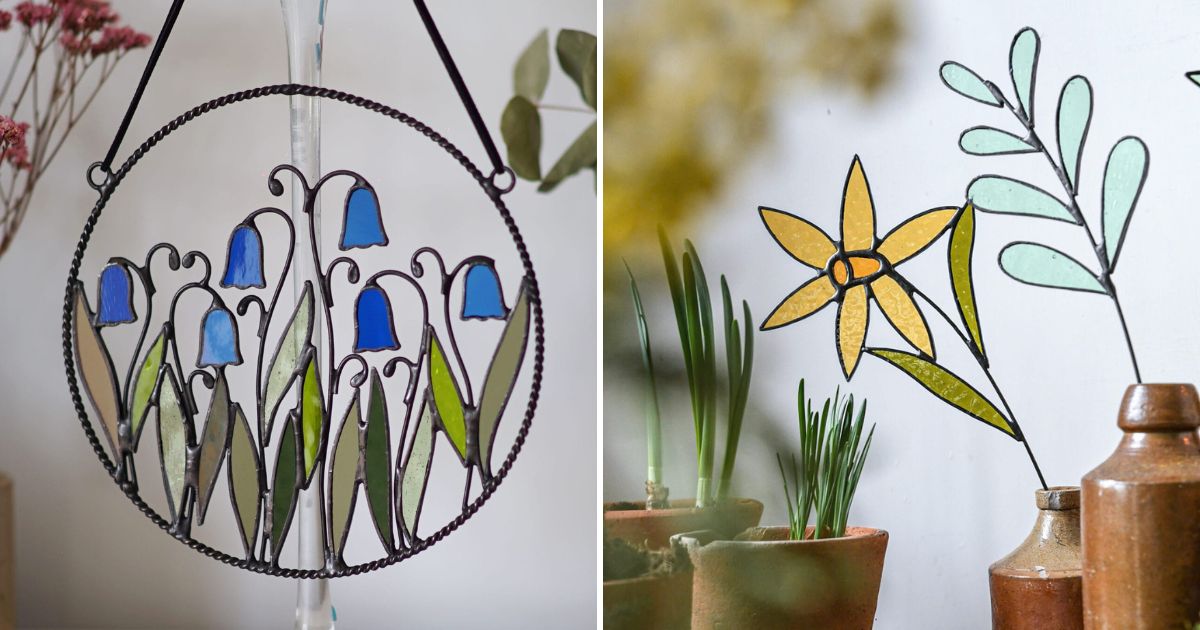 Jessica Saunders: blossoming stained glass sculptures — Visualflood