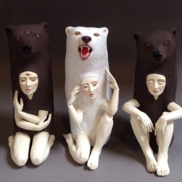 Crystal Morey's striking ceramic sculptures of human-animal hybrids: a ...