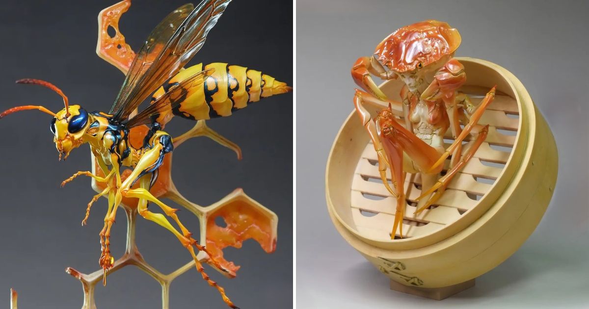 Sculpting dreams: Sazen Lee's blend of hyperrealism, surrealism, and ...