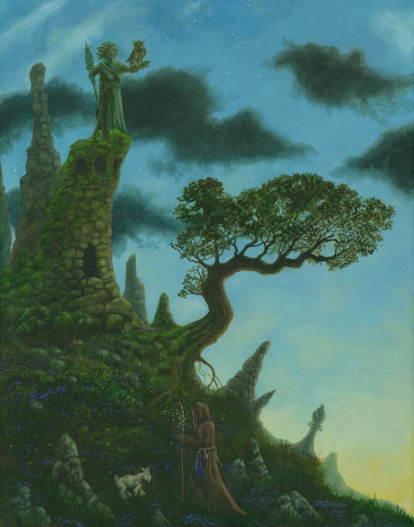 Jon Carraher: sublime self-taught fantasy world paintings