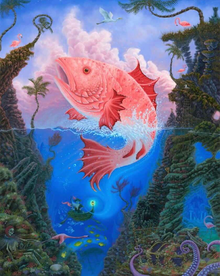 Jon Carraher: sublime self-taught fantasy world paintings