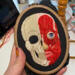 Amber Griffiths: precise anatomical embroidery