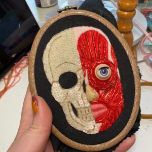 Amber Griffiths: precise anatomical embroidery