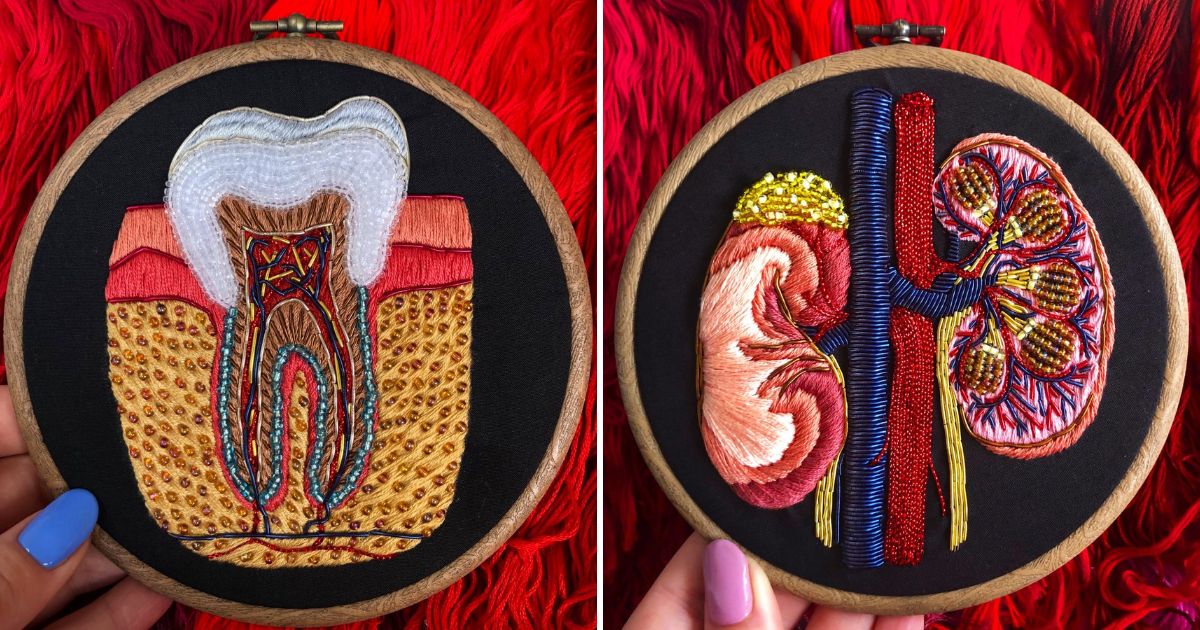 Stitching the body: the precise anatomical embroidery of Amber ...