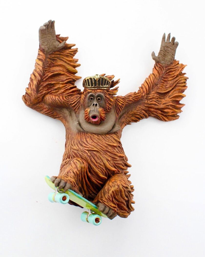 Alan Waring: whimsical animal dream ceramic sculptures